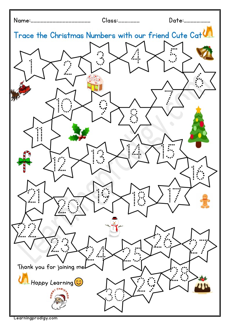 Christmas Archives - worksheet.learningprodigy.com