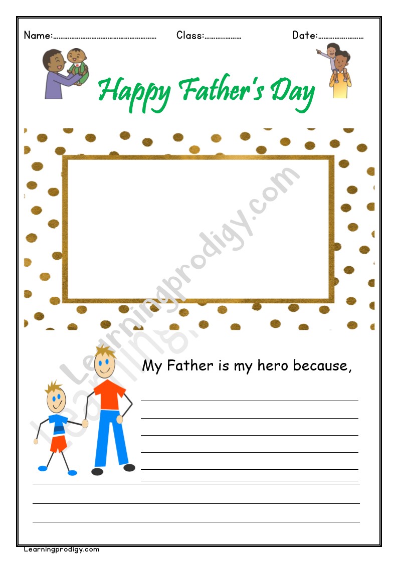Father's Day Archives - worksheet.learningprodigy.com