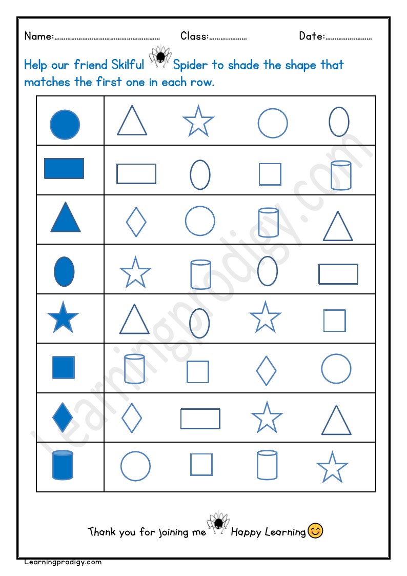 Free Printable Logical Reasoning Worksheet For Students | Maths Shape ...