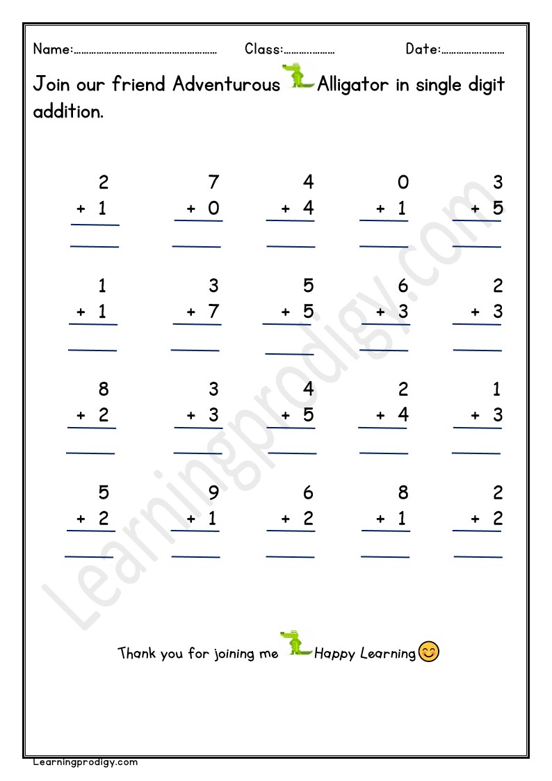 Kindergarten Archives - Page 2 of 58 - worksheet.learningprodigy.com