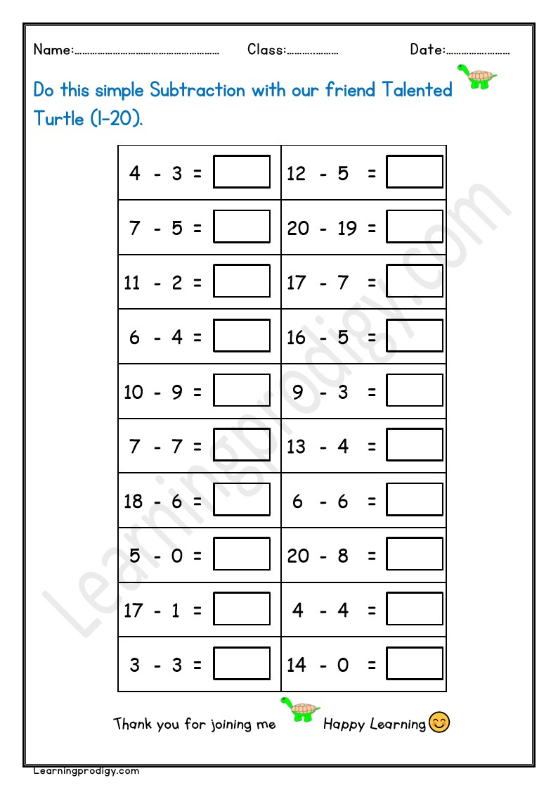Free Printable Single Digit Worksheet for Kindergarten Kids | Maths ...